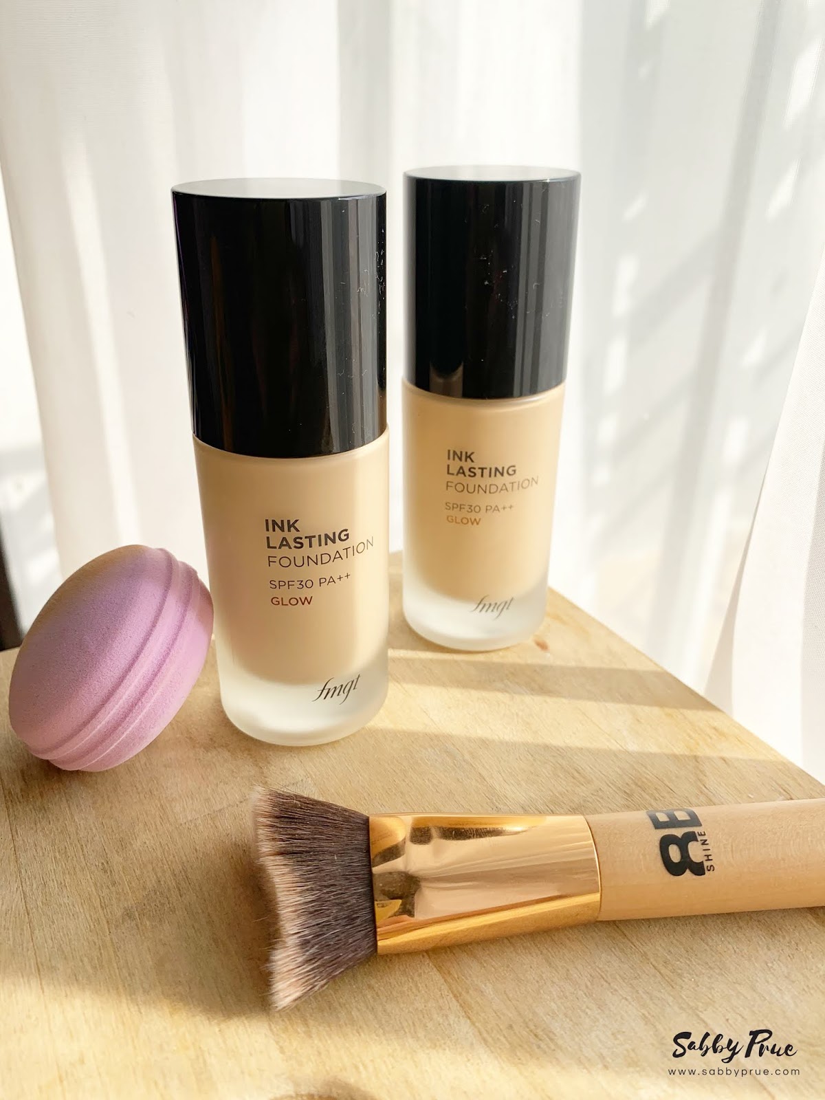 THE FACE SHOP Ink Lasting Foundation Glow Fit Review - ♥ Sabby Prue ...