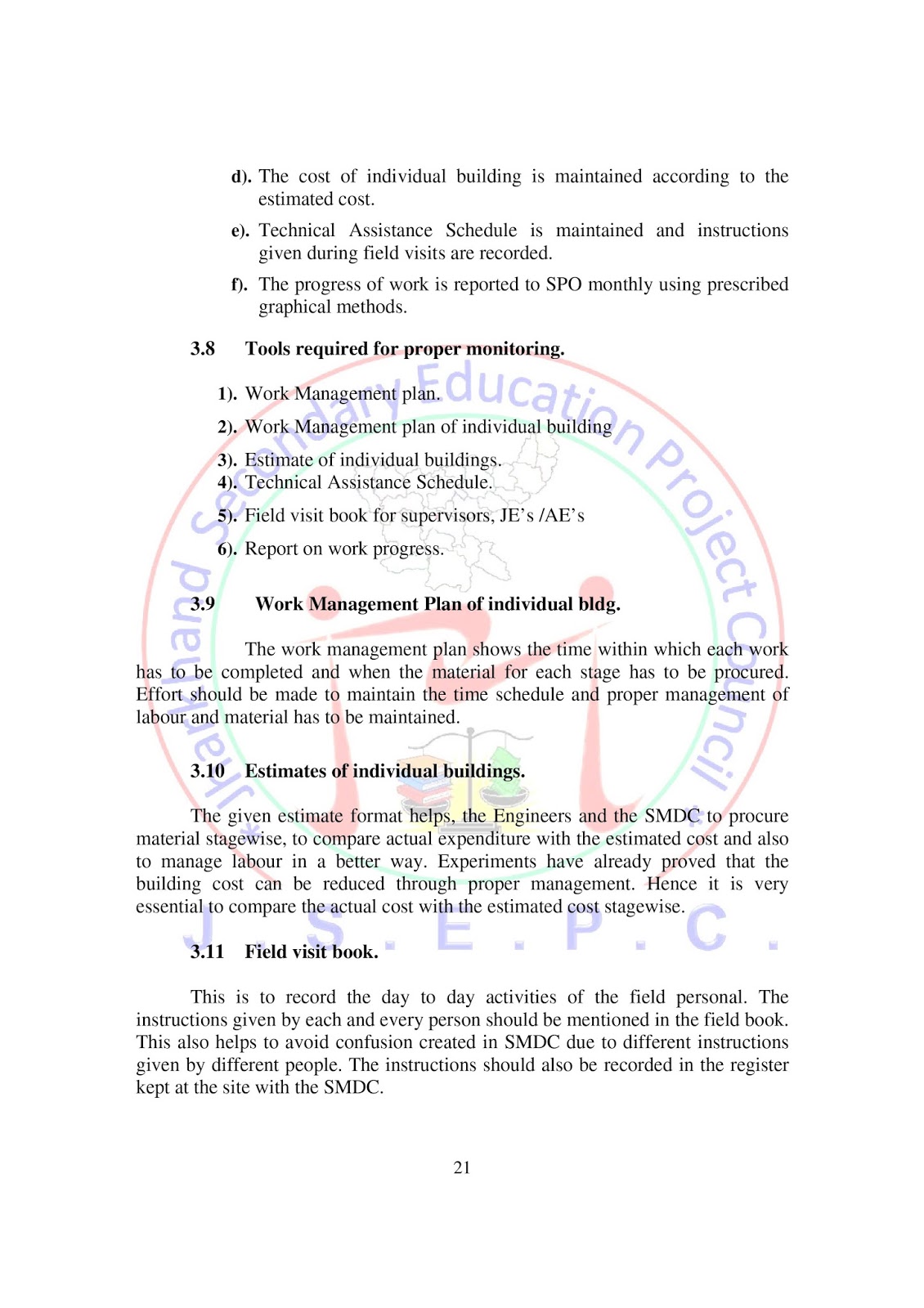 Jharkhand Secondary Education Project, Ranchi: ACR Construction under ...