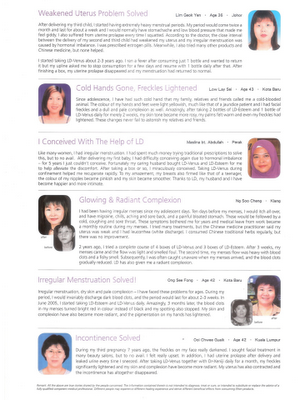 Elken for Healthy Living: LD Venus & LD Esteem Testimonials