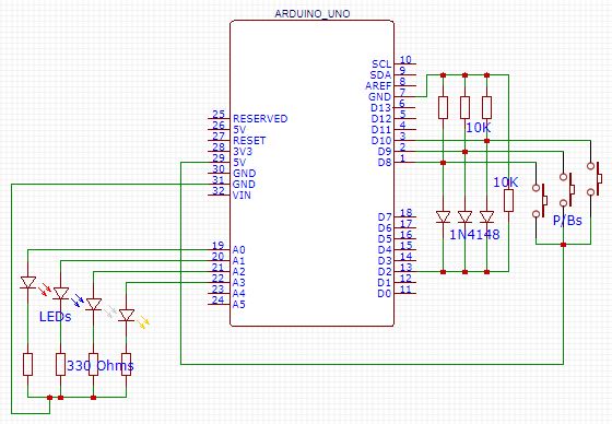 Electronics and Embedded Systems, Microcontrollers, Arduino: How to interface multiple switches ...
