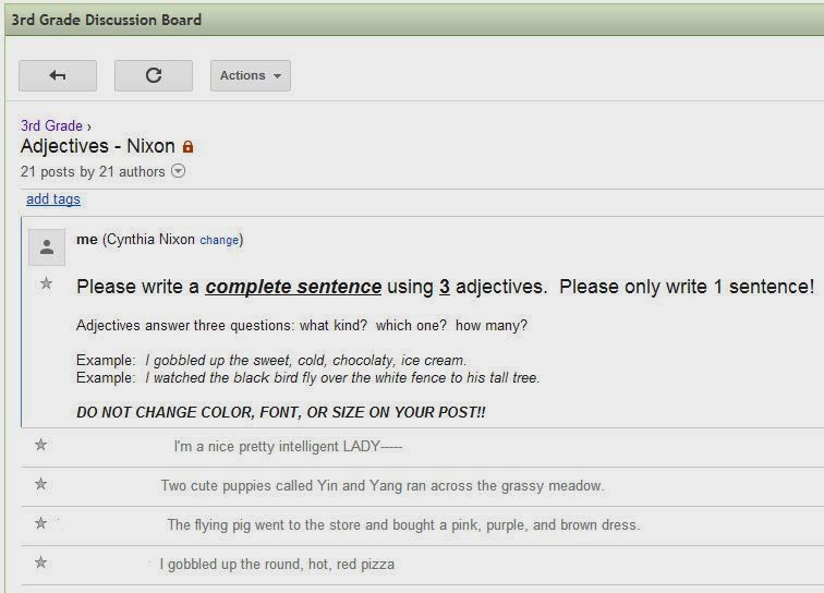 TeachingTechNix: Grammar Mini Lesson Using Google Groups
