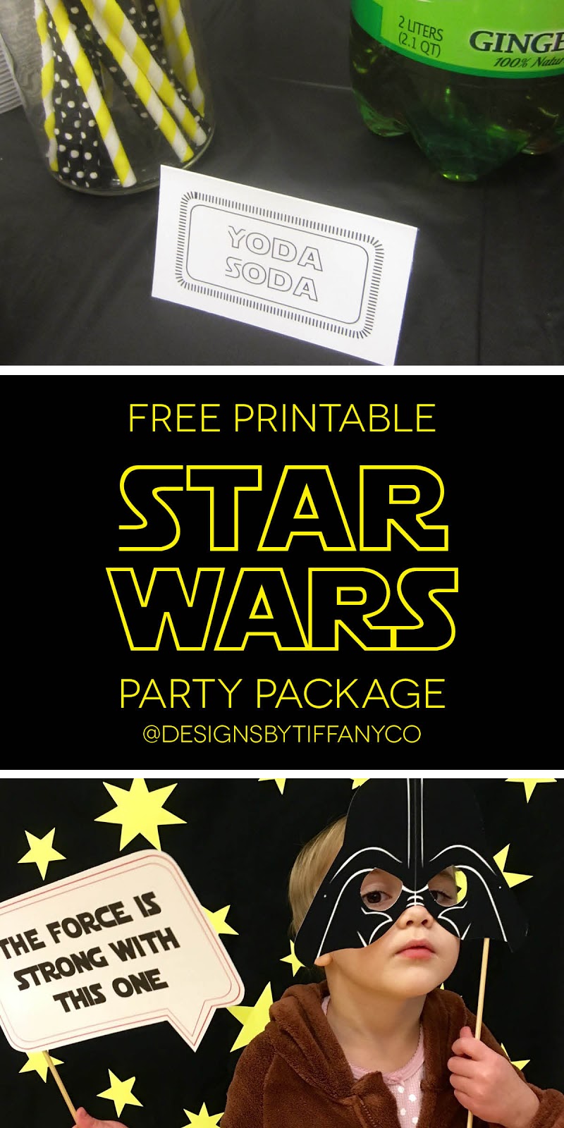 Freebie: Star Wars Party Package - Designs by TiffanyCo