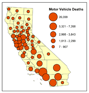 Michael's Maps: Range Graded Proportional Circle Map