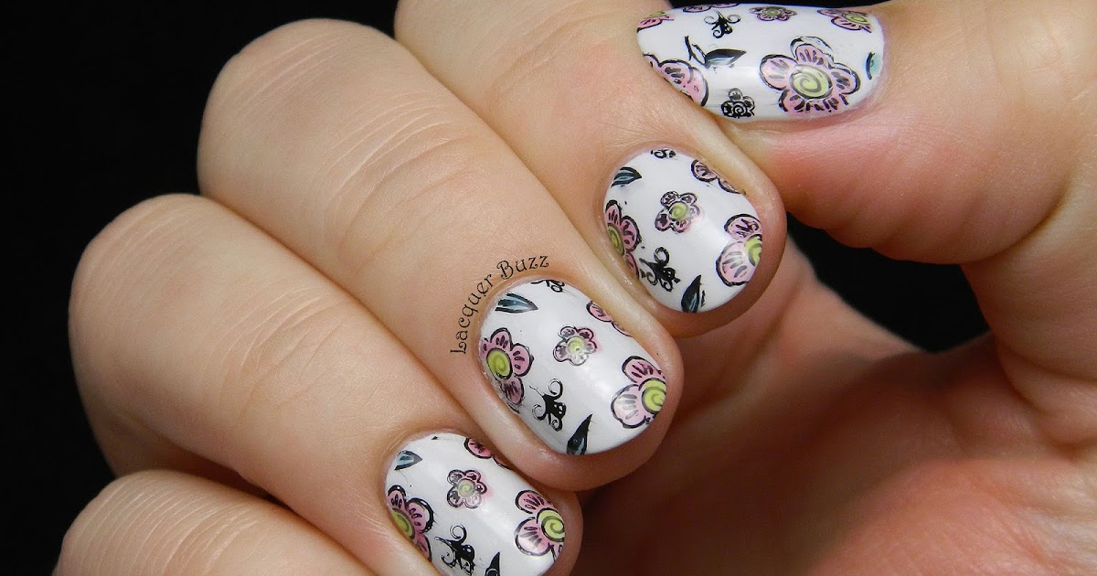 Lacquer Buzz: Alphabet Nail Art Challenge: Letter F