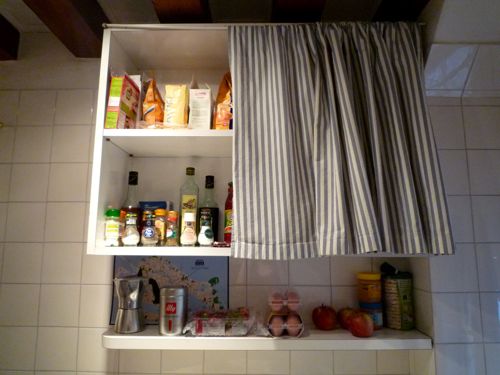My Stuff Room / Galore-ious Stuff: Cabinet Curtains