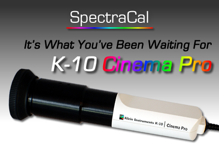SpectraCal: SpectraCal and Klein Instruments Announce K-10 Cinema Pro ...