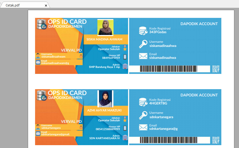 Aplikasi Cetak Kartu Operator Sekolah - OPS ID Card Maker v.1.5 Beta ...