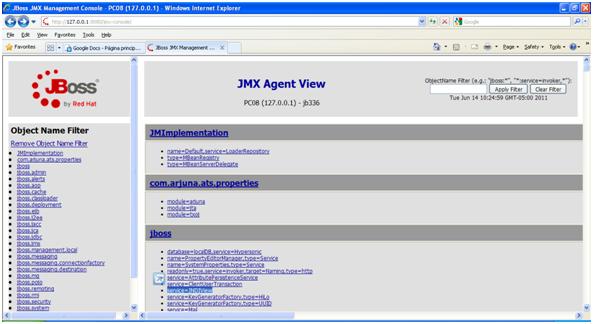 JNDI View y el datasource en JBoss EAP 5.0. ~ El diario de un Developer
