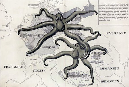 The Presurfer: Cartography's Favourite Map Monster: The Land Octopus