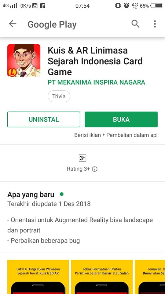 SAMISANOV : Review Game LINIMASA