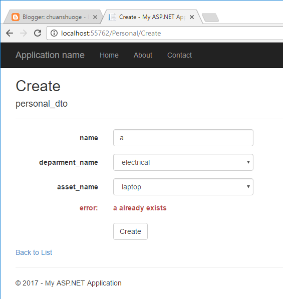 Chuanshuoge Mvc Create Edit Index Dropdownlist Bootstrap Viewbag Tempdata Andand Sql Foreign Key