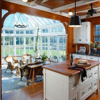 Kitchen Design Ideas: Welcome Sunshine to Sunroom Off Kitchen Design Ideas