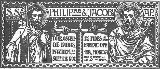Tradidi quod et accepi: Ss. Philippi et Jacobi Apostolorum Tradidi quod et accepi: Ss. Philippi et Jacobi Apostolorum