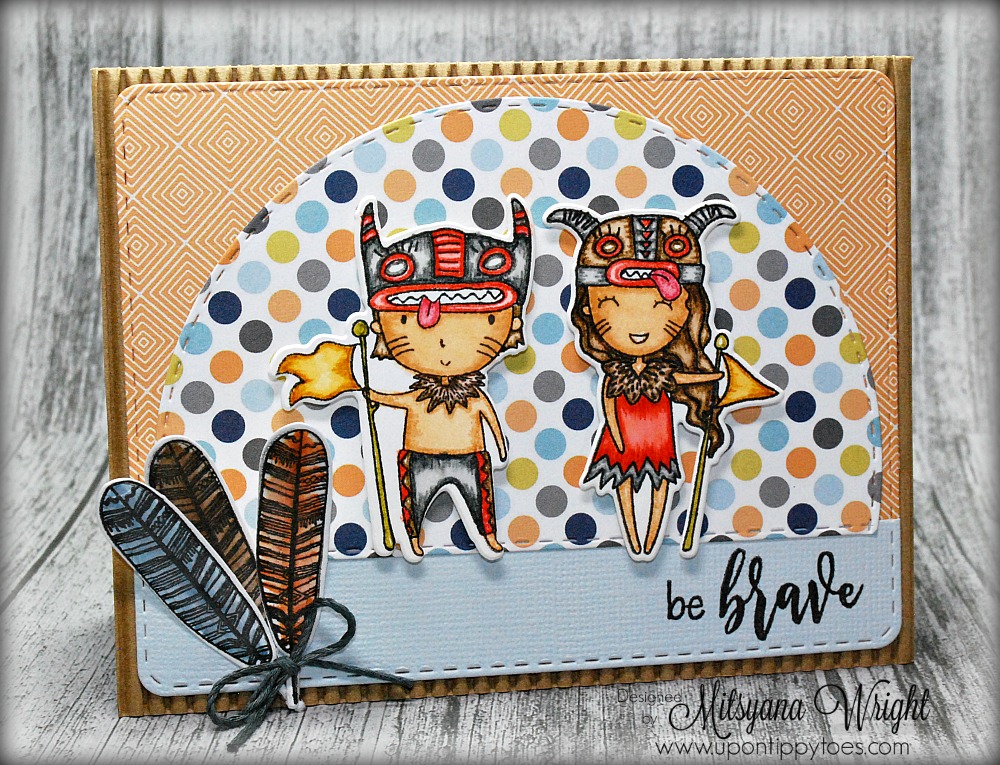 Be Brave Card – Pink and Main Blog