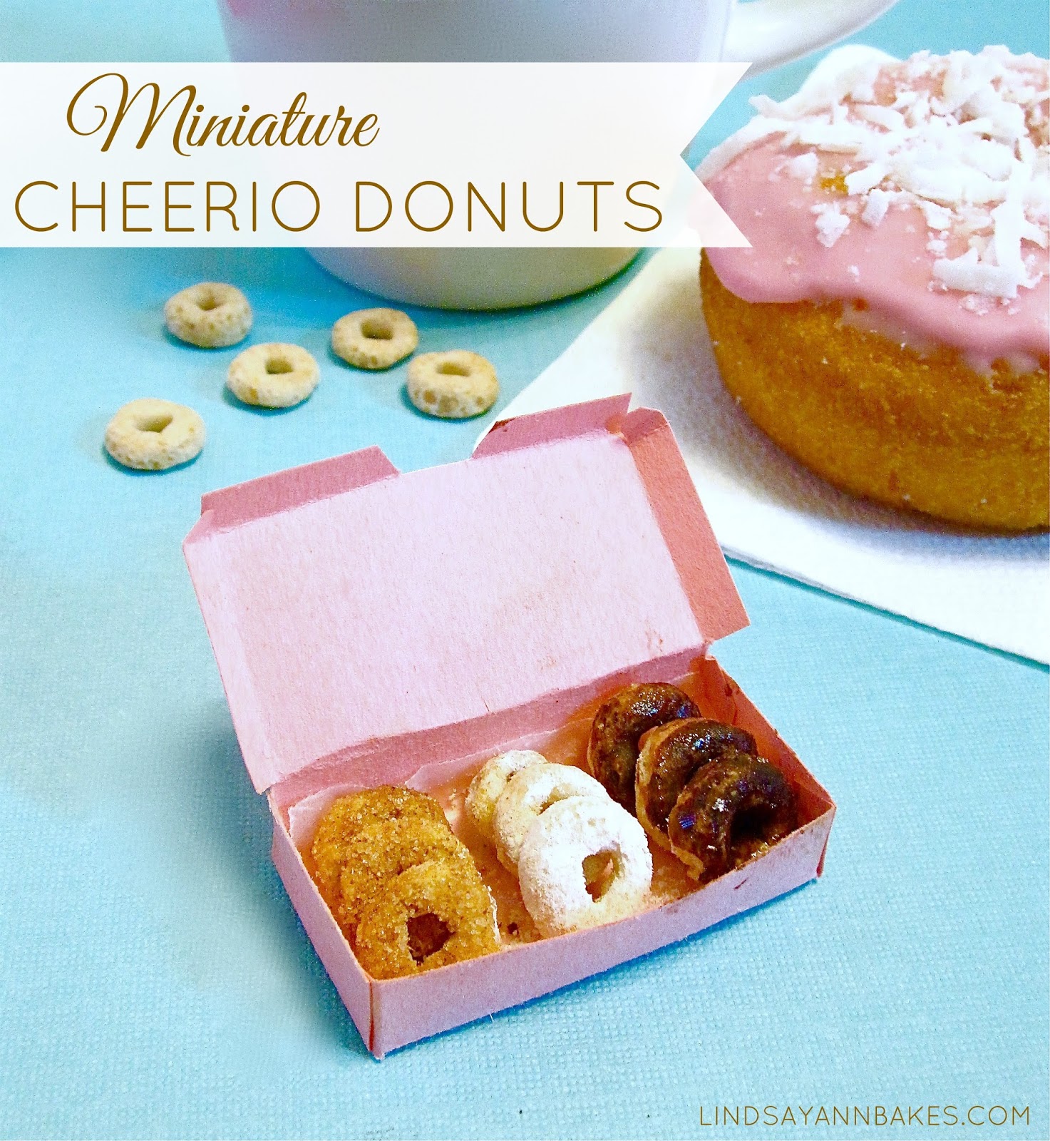 {VIDEO} Miniature Cheerio Doughnuts (Donut Sprinkles) - The Lindsay Ann