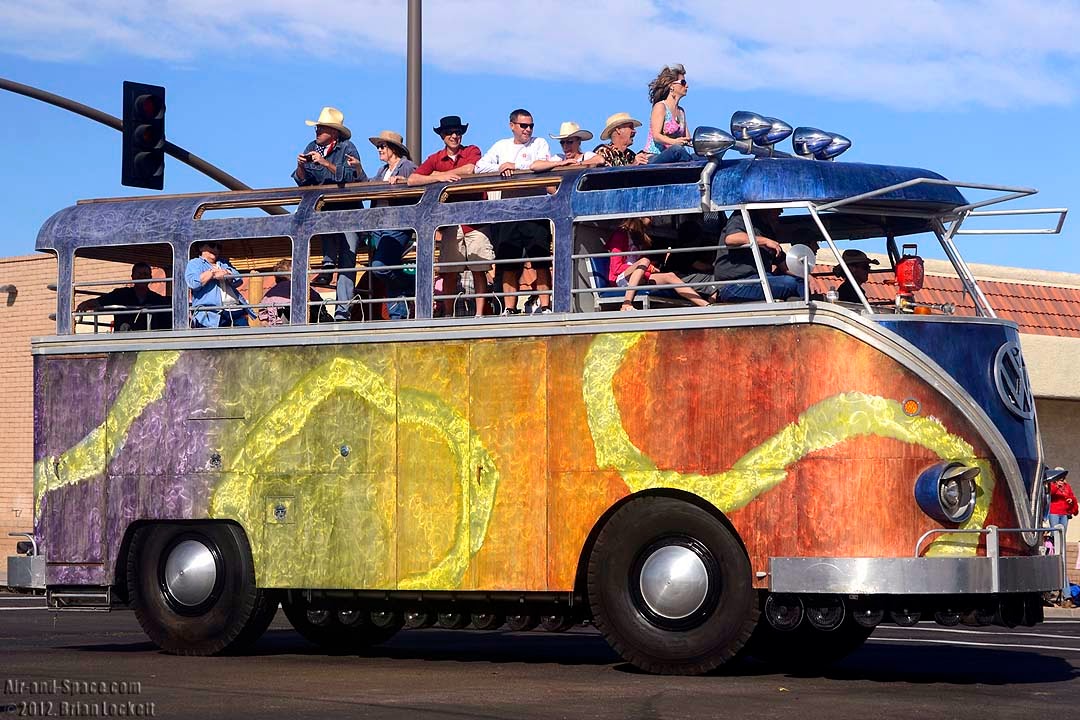 Just A Car Guy: a BIG VW van at 2012 Burning Man