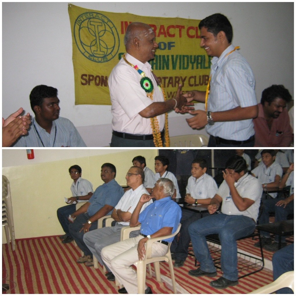 Rotary Club of Madurai West: 2012-2013 : Interact Club Installation ...