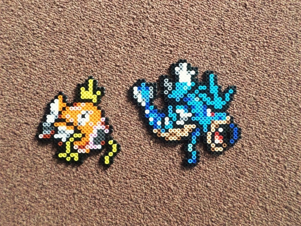 Long Black Fingers : Pokemon Perler Beads Set Three