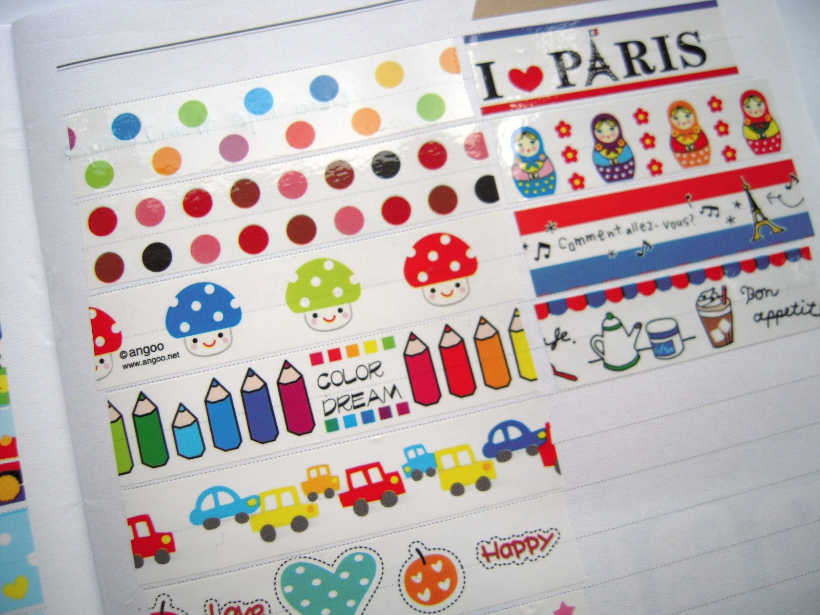 { D r e a m C a t c h e r }: { What I MAde - Deco Tape Swatch Notebook ...