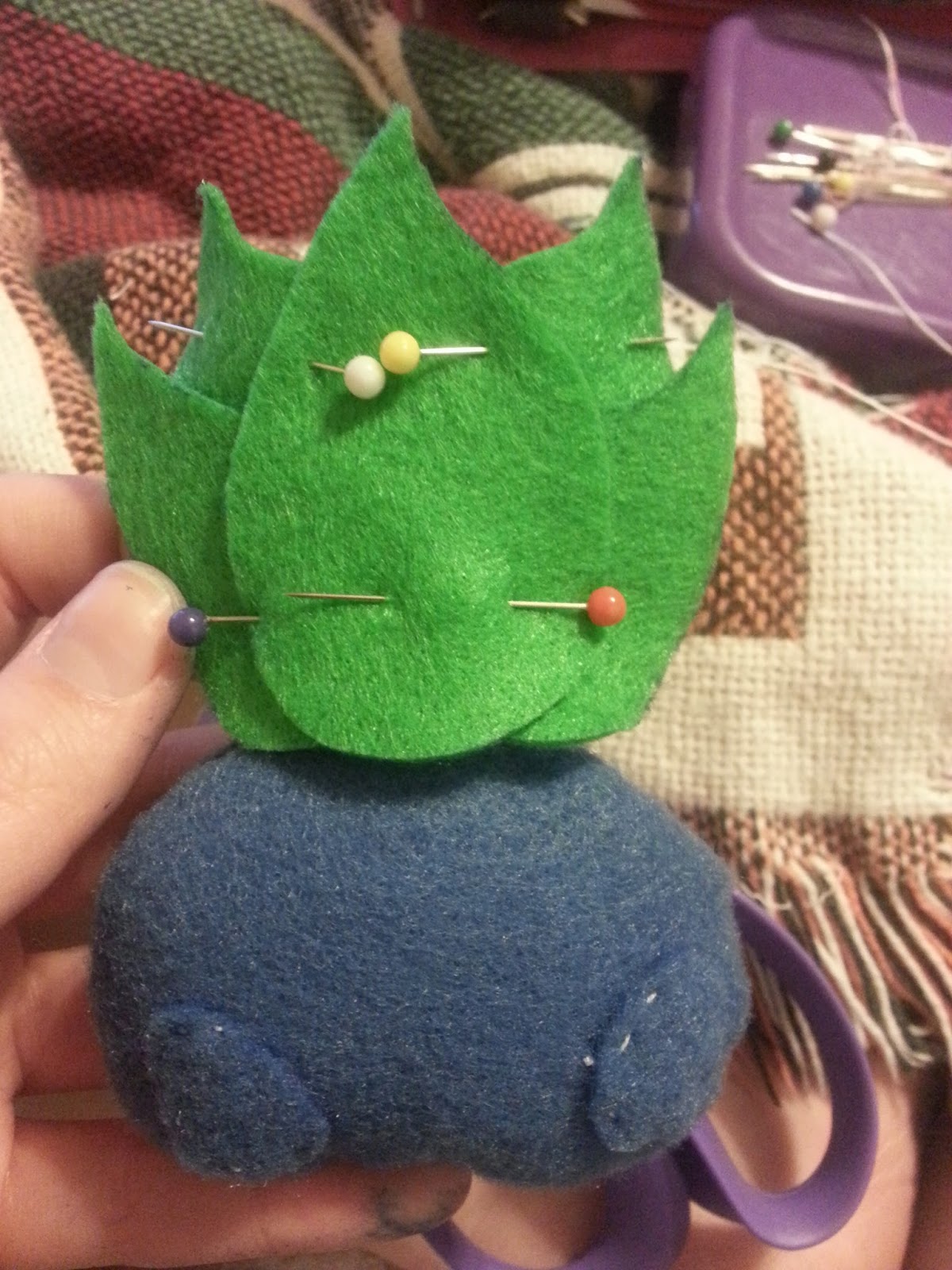 Crafting, Reviews, and Lifestyle!: Oddish Plushies! $1 Craft