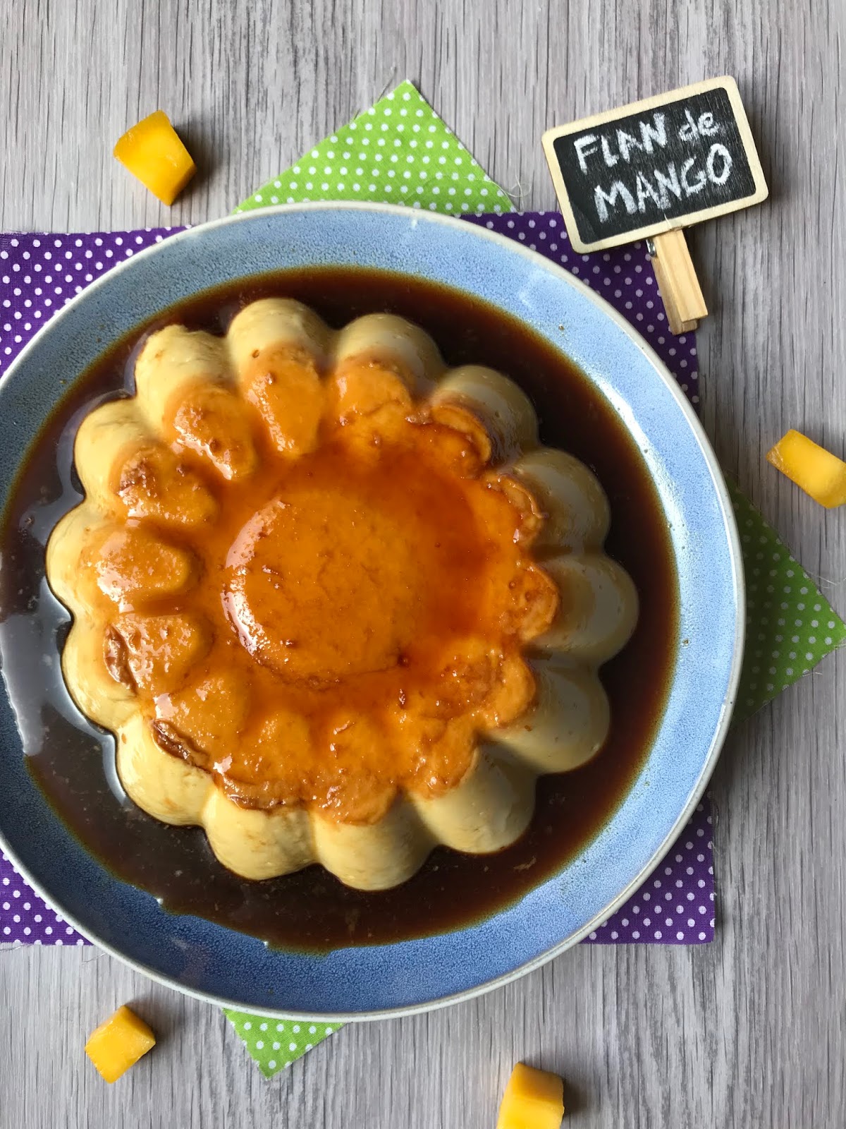 Flan de mango (con vídeoreceta). El Asaltablogs
