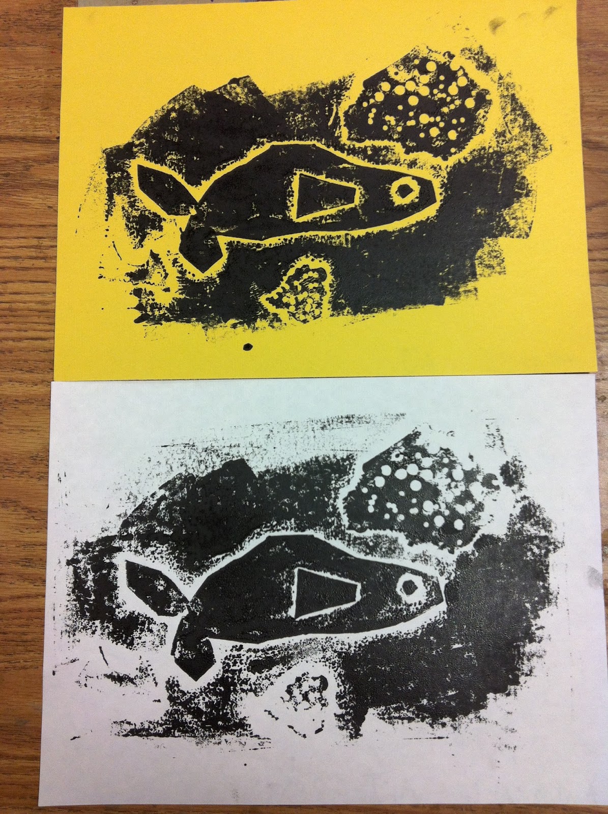 ChumleyScobey Art Room: Collagraph Prints with 3rd Grade