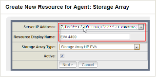 自由人、自由事: Solarwinds Storage Manager - HP EVA 設定篇