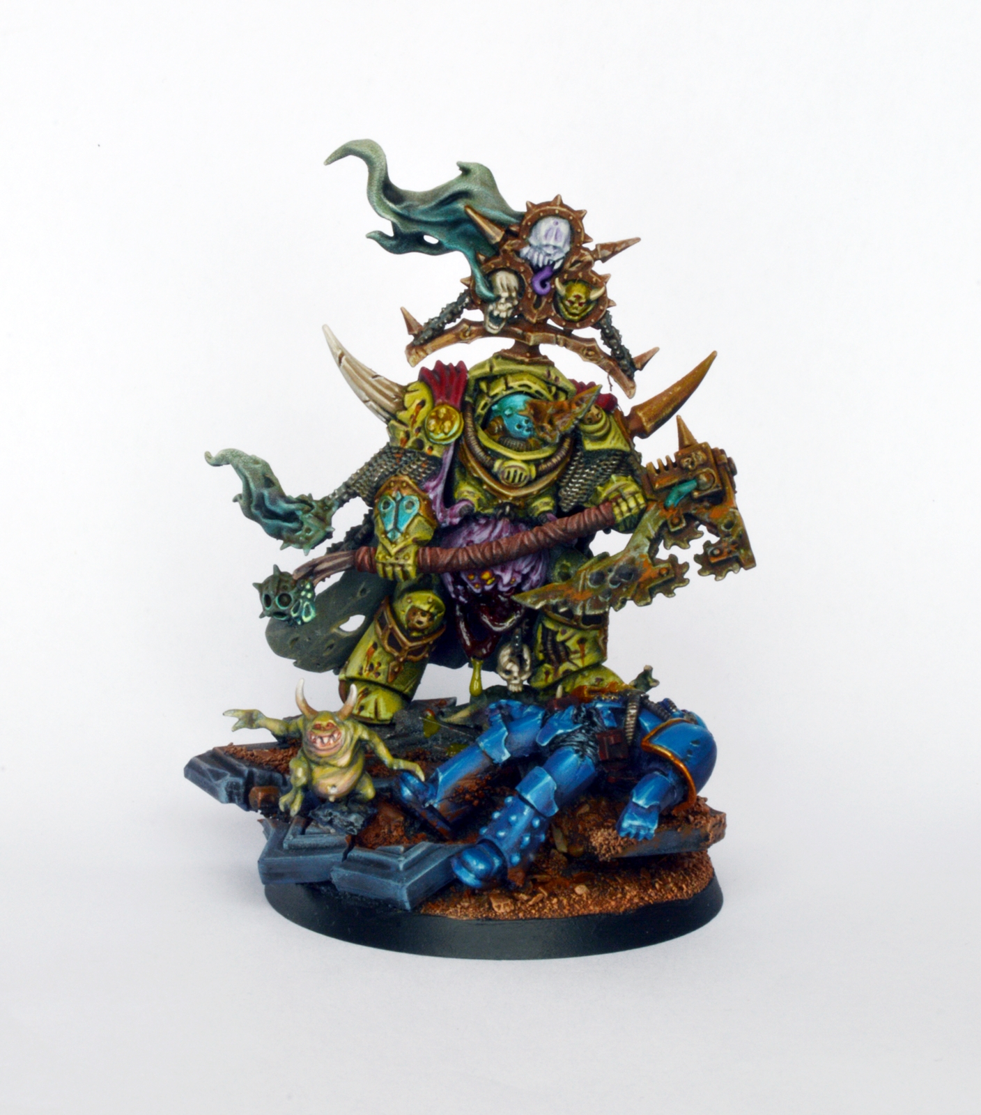 Showcase: Death Guard Lord of Contagion from Dark Imperium - Tale of ...