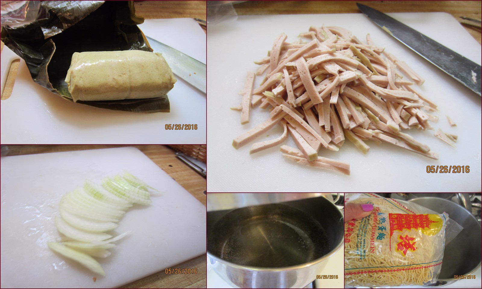 Welcome to KimKhanh's Culinary Creations: Mi` Xào Chả Lụa (Chinese ...