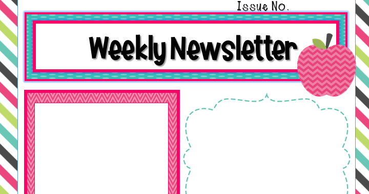 For the Joy of Teaching: Weekly Parent Letter