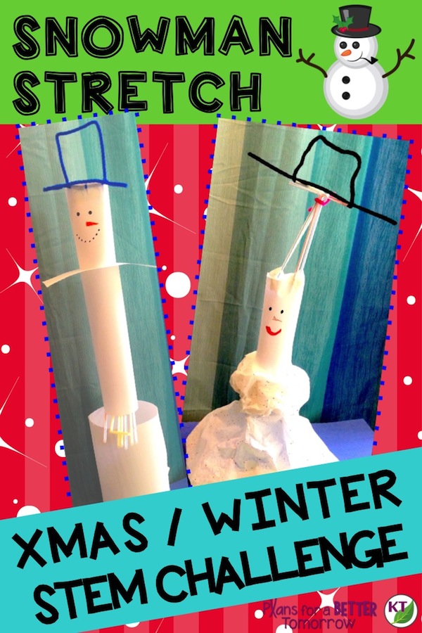 Superb Snowman STEM Activity: Snowman Stretch - Feel Good Teaching