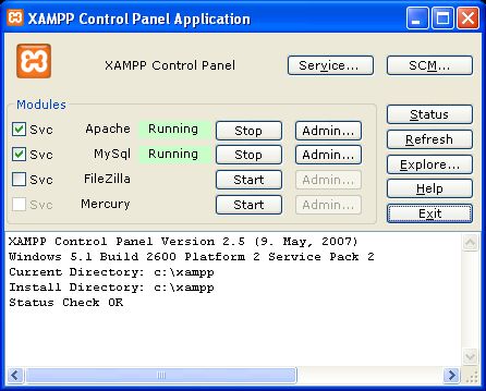 BASE DE DATOS: XAMPP