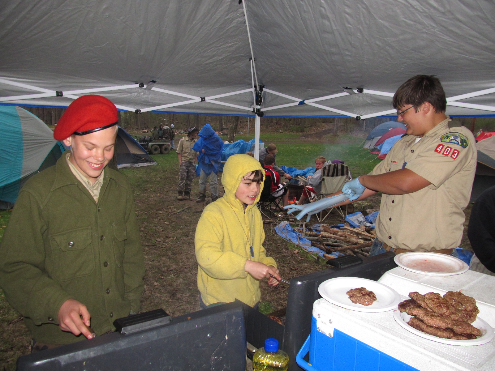 Roberts Roost: Camping in the Rain