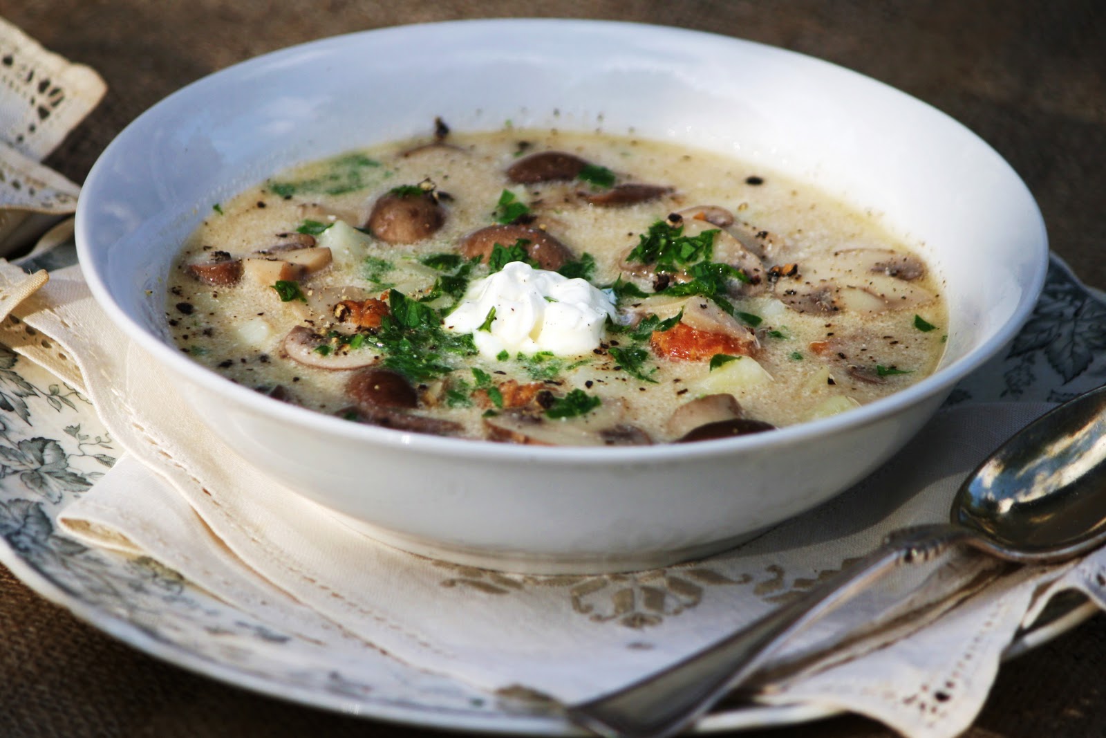 What's Cooking in your World?: Day 164! Slovakia - Mushroom Soup ...