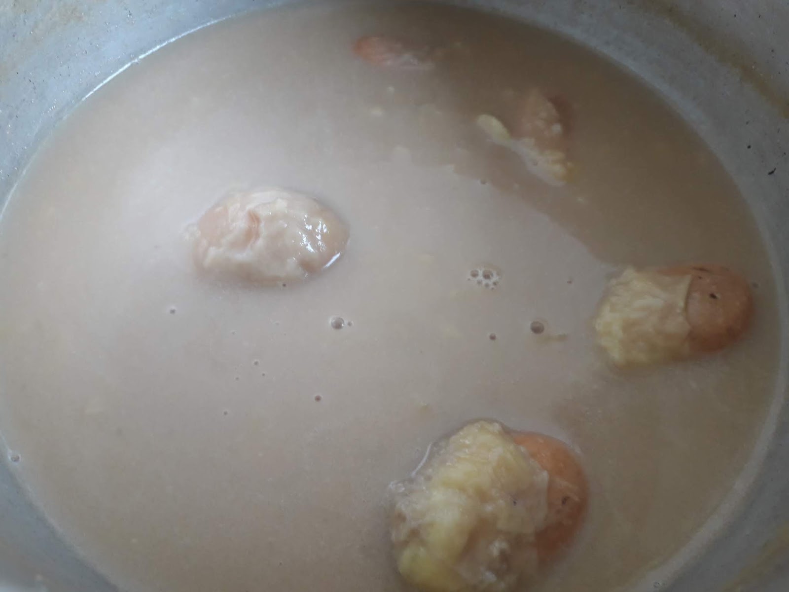 Resepi Bubur Durian Paling Simple ~ Qiya Saad