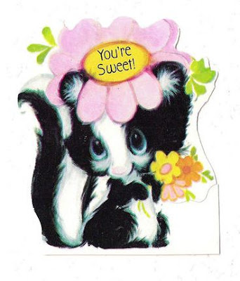 PowerOfBabel: Love Stinks: The Skunk Valentine Card