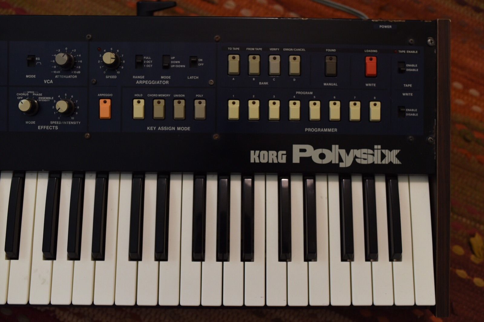 MATRIXSYNTH: Korg Polysix Polyphonic Analog Synthesizer SN 391460