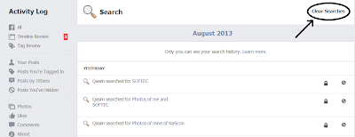 How To Delete Your Entire Facebook Search History