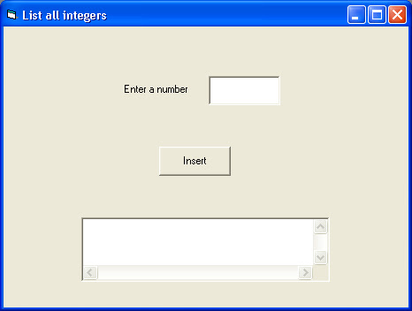IGNOU: VB-81 : Collect and List positive integers