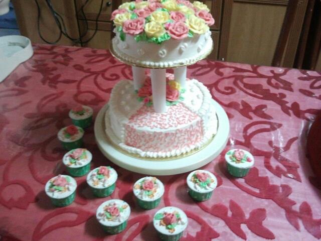 Ai Sweet Cakes: kek kahwin 2 tingkat