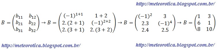 M.E.T.E.O.R.O.T.I.C.A: Exercícios resolvidos sobre construção de matrizes
