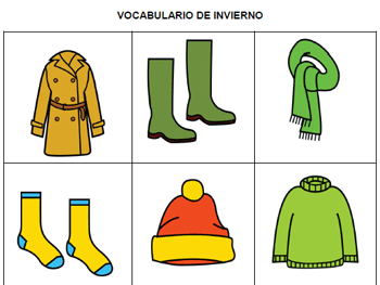 RECURSOS PARA EDUCACIÓN INFANTIL: LA ROPA EN INVIERNO Y EN VERANO