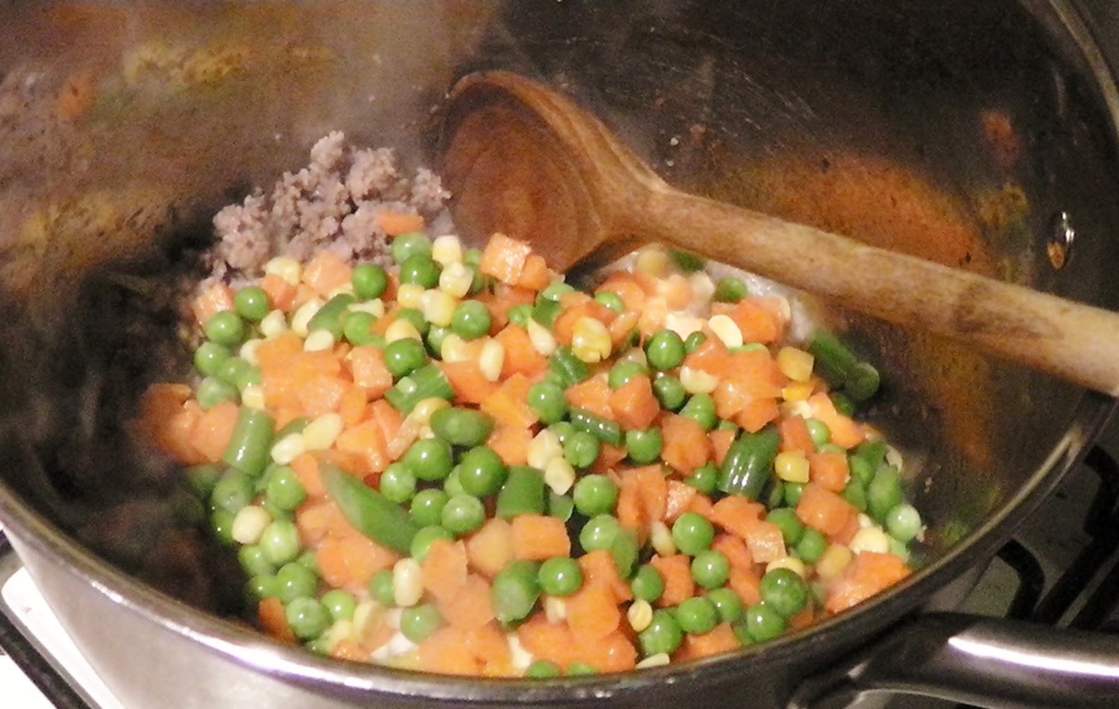 The Flaming Potato: Spaghetti Bolognese with Vegetables - Recipe