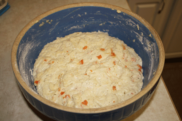 Gal in the Middle: Pizza Batter Bread and a Challenge