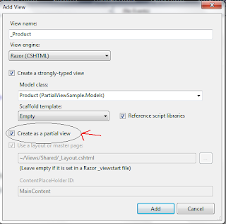 Programming Articles.: Partial View in Asp.Net MVC4