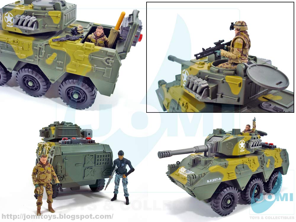 JoMi toys: Soldier Force VII and modern G.I.Joe 4" figures