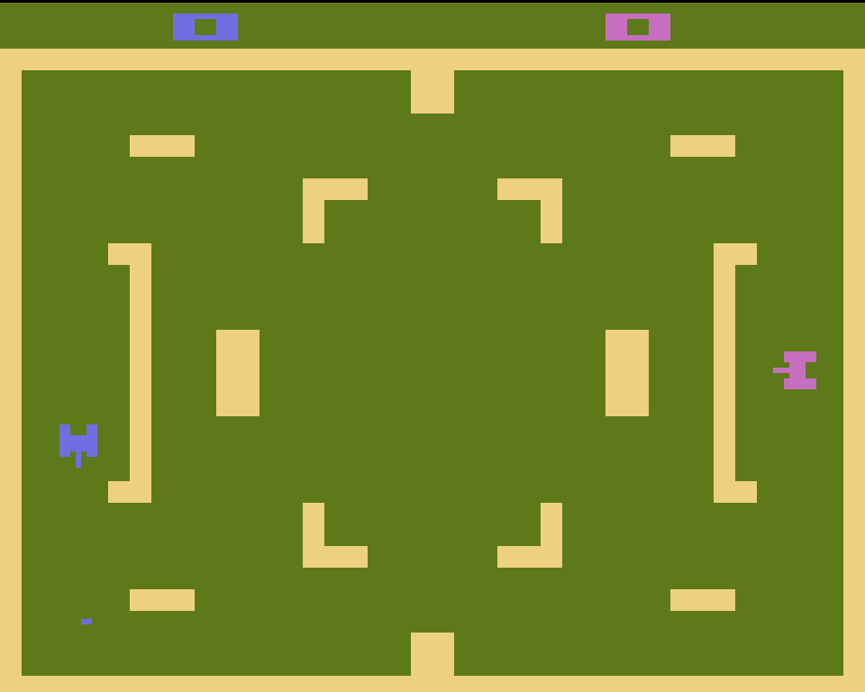 Videojuegos Antiguos: Combat (Atari) - 1977 -- Atari 2600