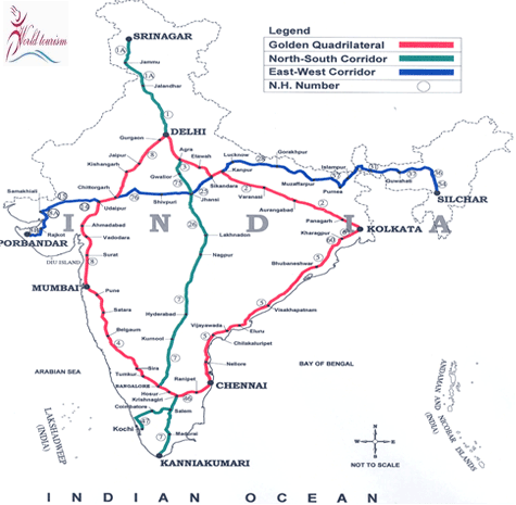 Senthil Kumar: [Indian Geography] North South - East West Corridor