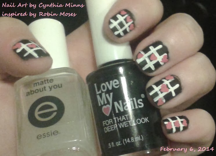 Nail Art by Cynthia Minns: Robin Moses inspired game of Tic Tac Toe