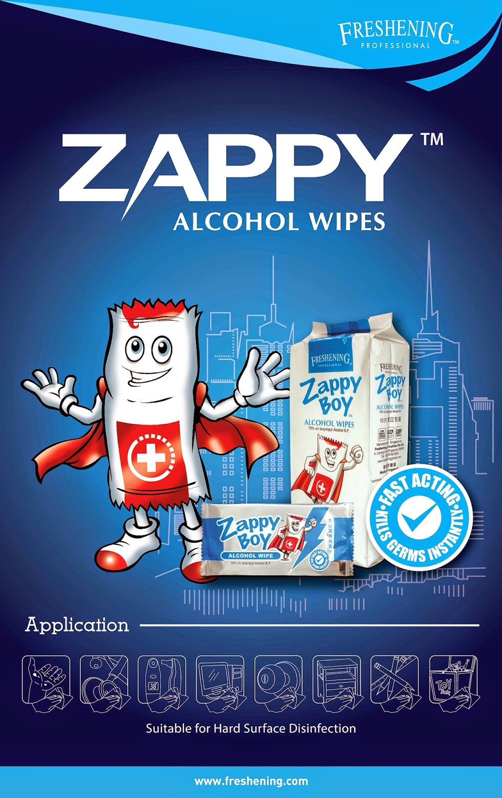 Sales & Marketing Activities in Singapore & Beyond: Zappy Alcohol Wipes ...